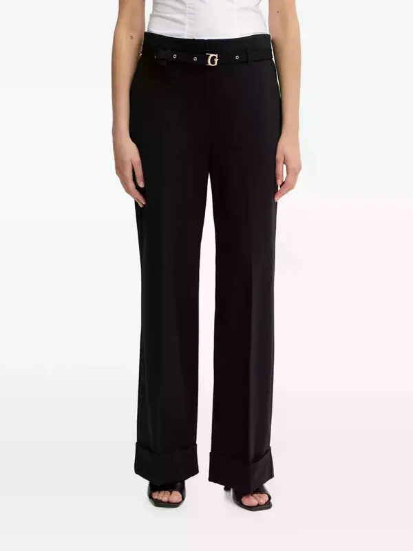 Guess Belted Turned-up Trousers