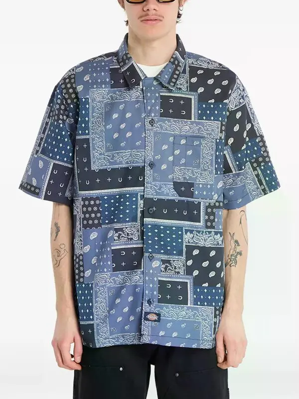 Dickies Glandorf Paisley-print Shirt - Blue