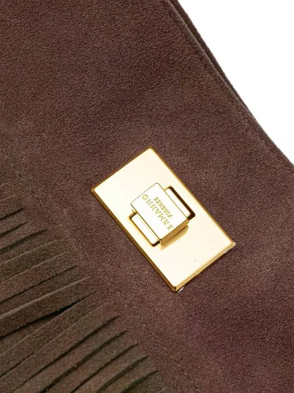 ERMANNO FIRENZE Fringed Shoulder Bag