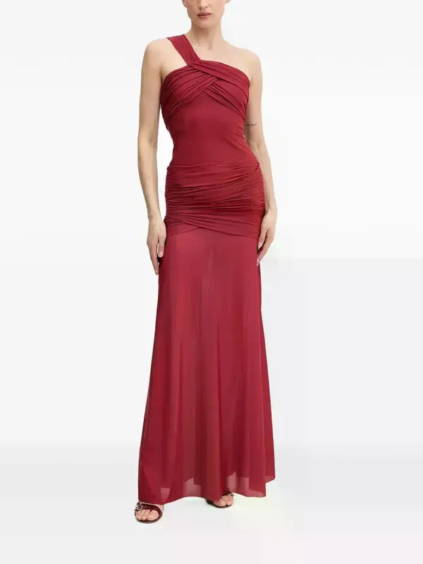 ANIYE BY Xena One-shoulder Ruched Maxi Dress