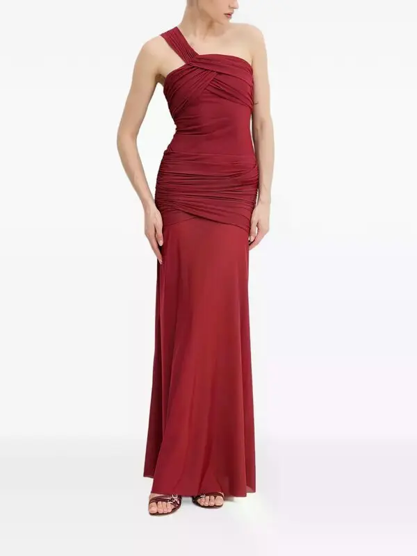 ANIYE BY Xena One-shoulder Ruched Maxi Dress