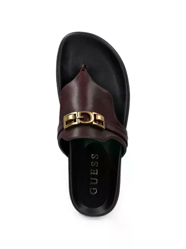 Guess Farron Logo-plaque Thong Sandals