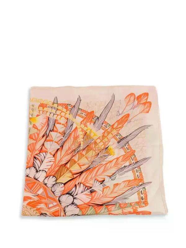 Hermès Danse Pacifique Square-shape Scarf
