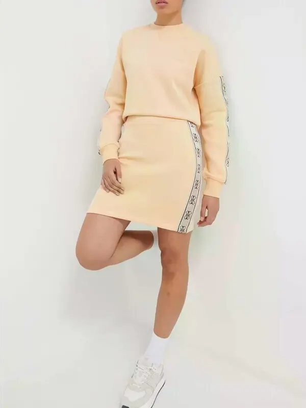 Guess Logo Tape Cropped Sweater