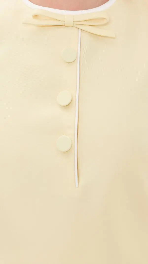 SELF-PORTRAIT Taffeta Bow Mini Dress