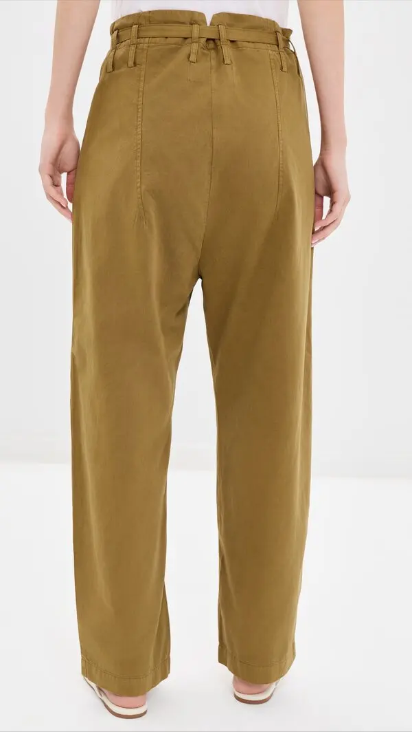 Roucha Keaton Cotton Twill Belted Pants