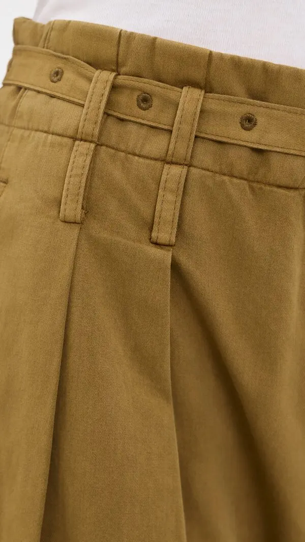 Roucha Keaton Cotton Twill Belted Pants