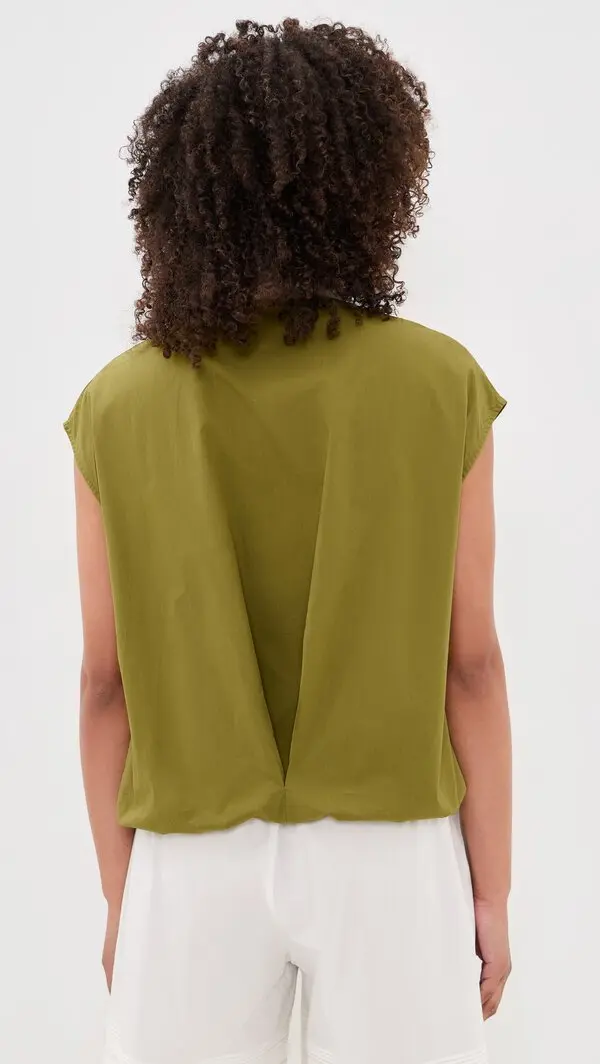 Essentiel Antwerp Embellished Collar Sleeveless Shirt