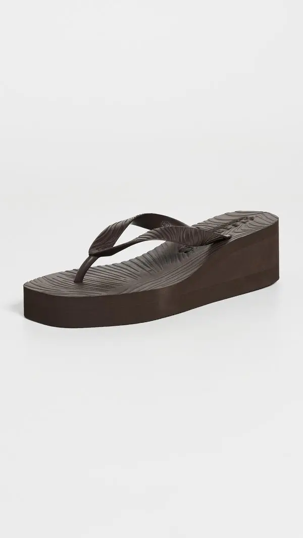 VELOUR High Platform Flip Flops