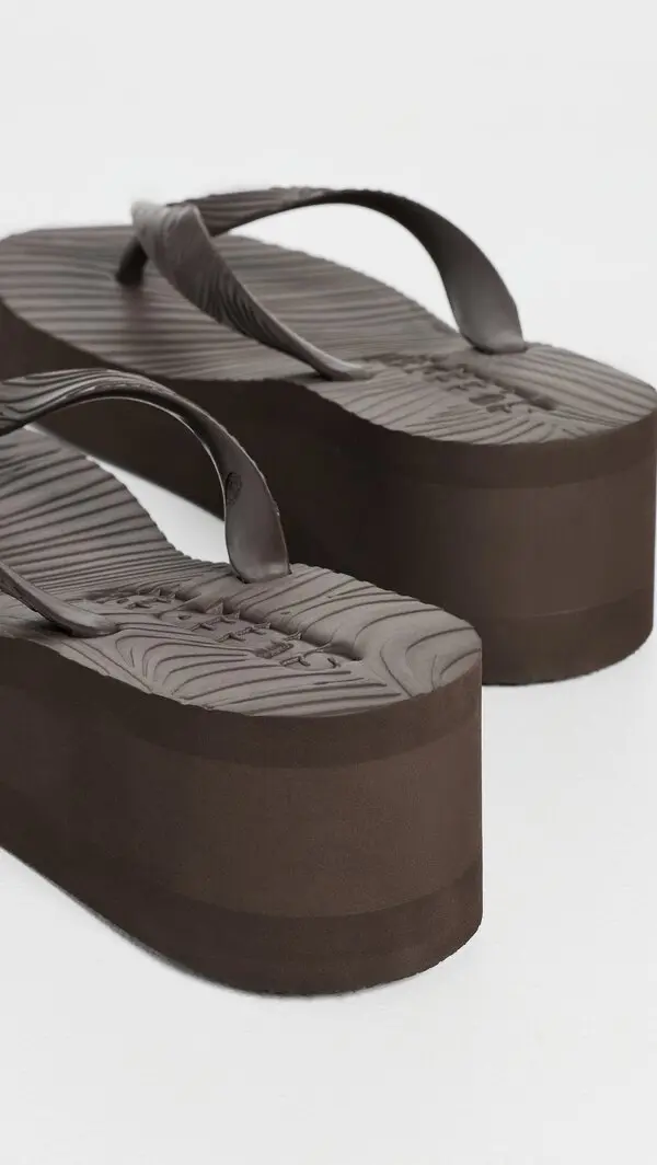 VELOUR High Platform Flip Flops