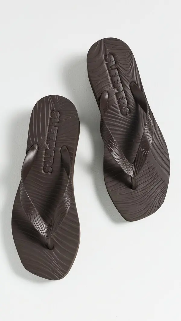VELOUR High Platform Flip Flops