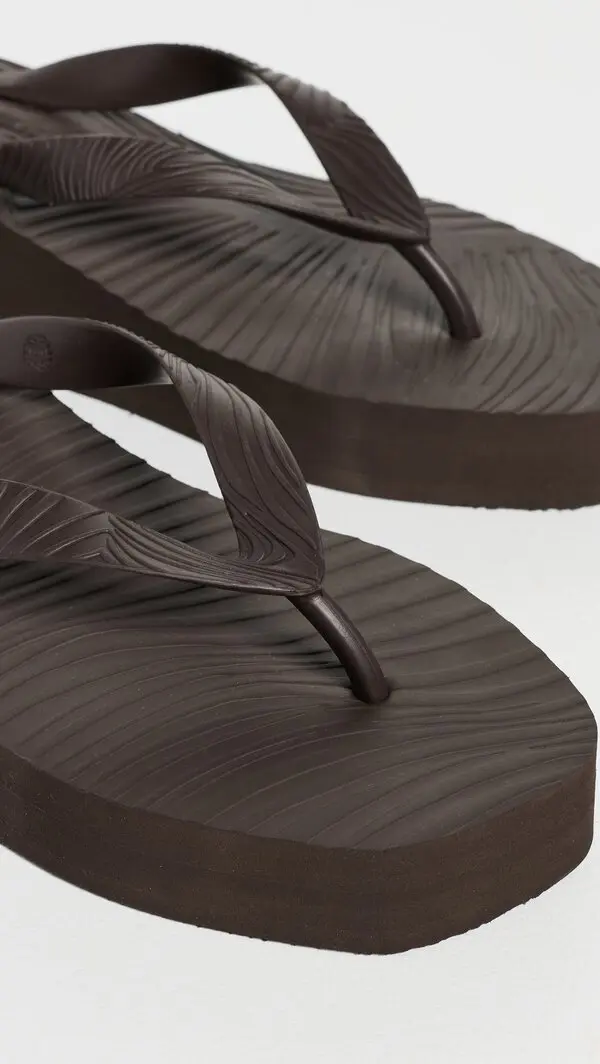 VELOUR High Platform Flip Flops