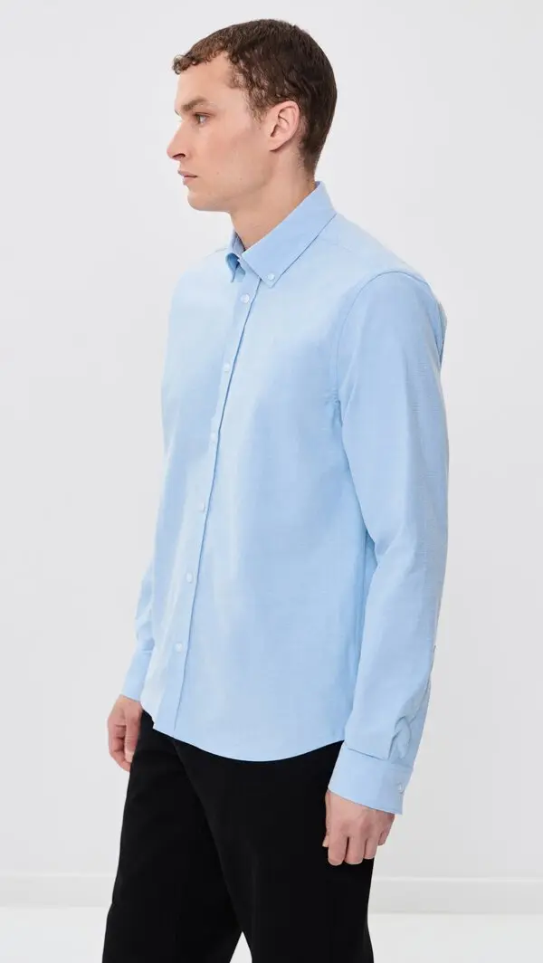 LES DEUX Konrad Oxford Button Down Shirt