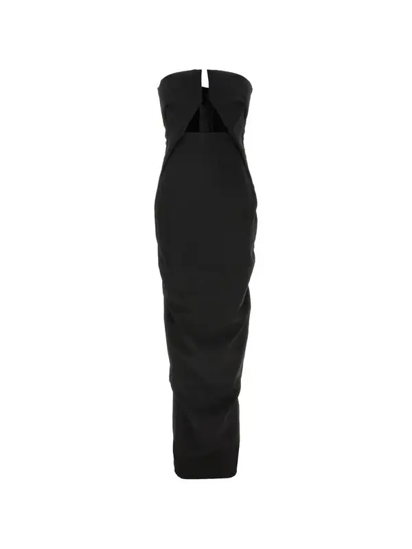 Rick Owens Maxi Prong Gown Cut-out Dress