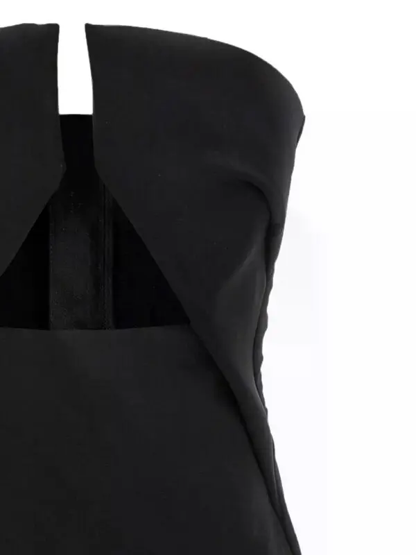 Rick Owens Maxi Prong Gown Cut-out Dress