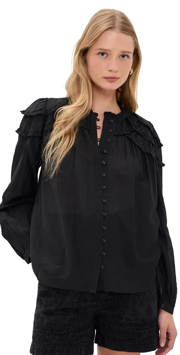 Isabel Marant Étoile Christa Top - Black