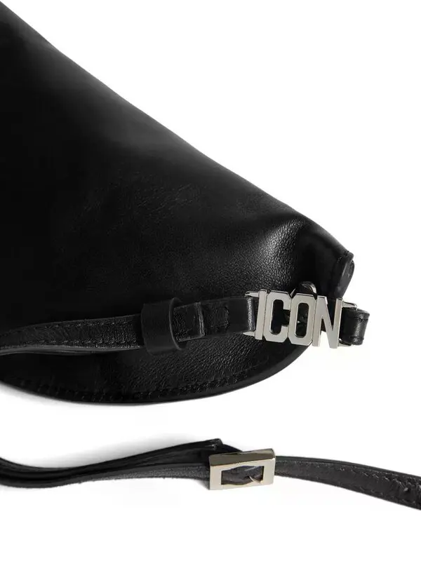 Dsquared2 Logo-plaque Leather Belt Bag