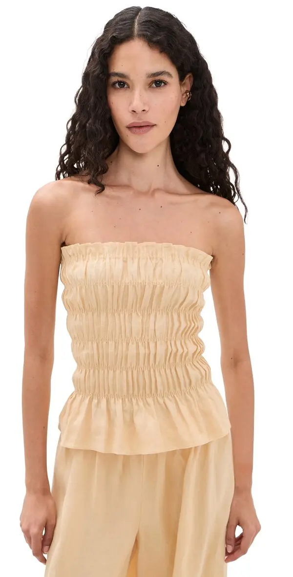 Faithfull The Brand Tiera Top - Daffodil