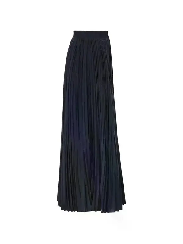 Max Mara Pleated Flared Maxi Skirt