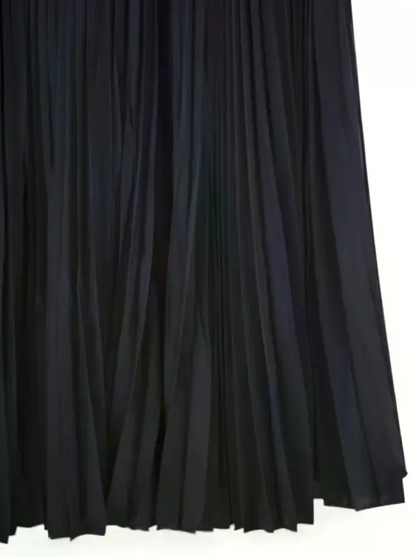 Max Mara Pleated Flared Maxi Skirt