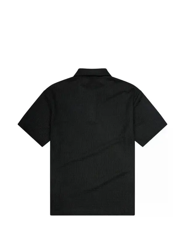 KROST Rib-knit Short-sleeve Polo Shirt