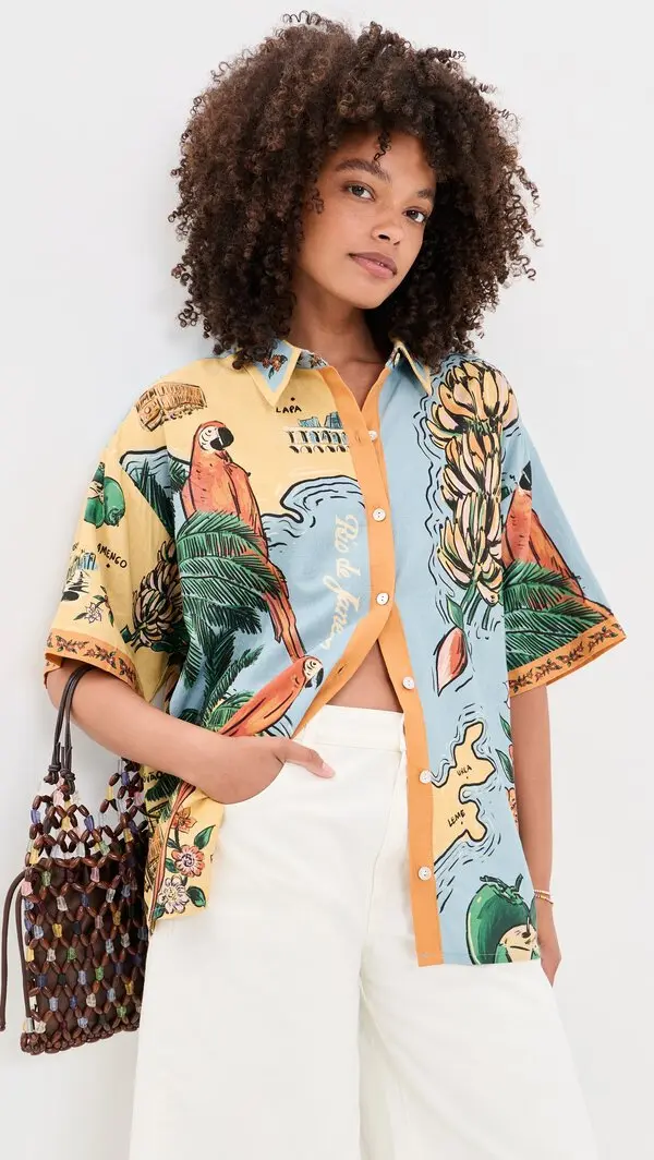 Farm Rio Beaches Path Shirt