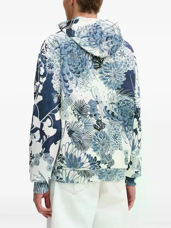 Guess Floral Print Hoodie