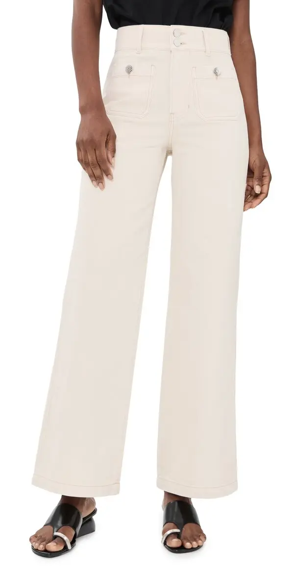 Veronica Beard Taylor Jeans - Ecru