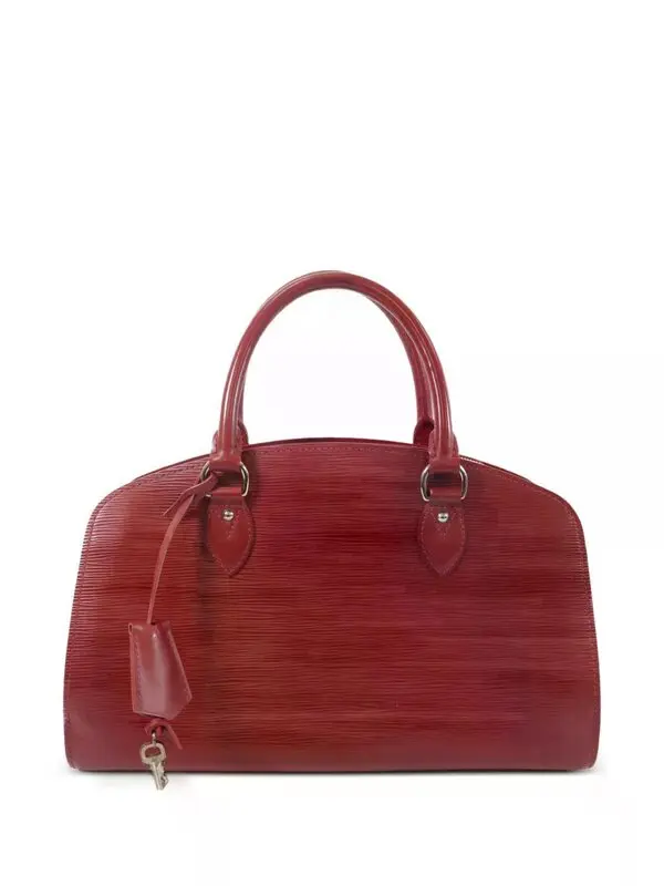 LOUIS VUITTON Pont Neuf Pm Tote Bag - Red