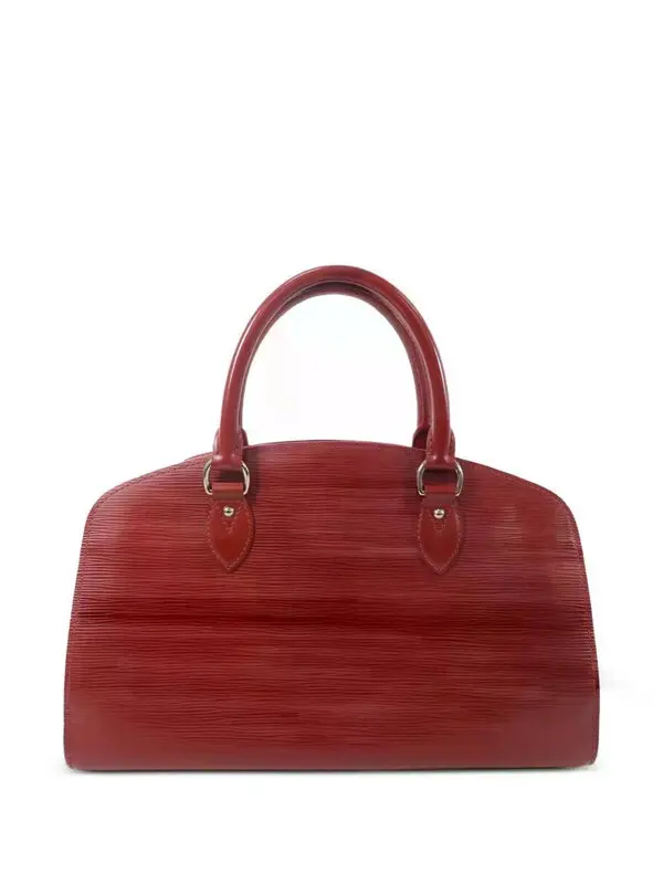 LOUIS VUITTON Pont Neuf Pm Tote Bag - Red
