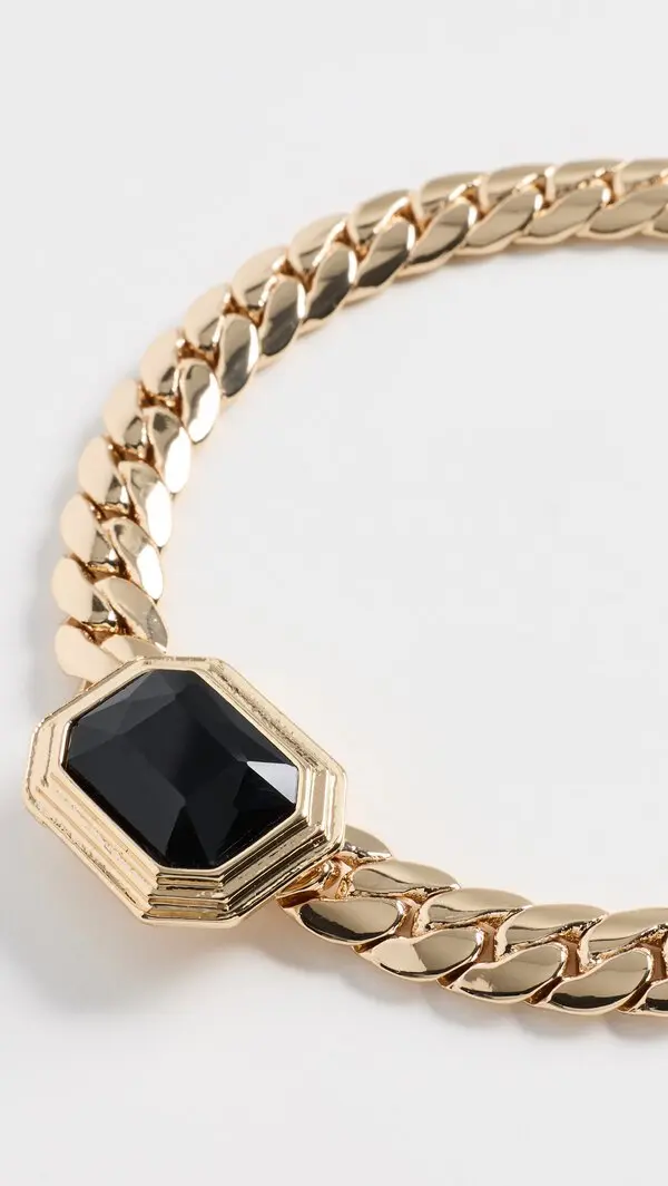 Ettika Emerald Deco Necklace