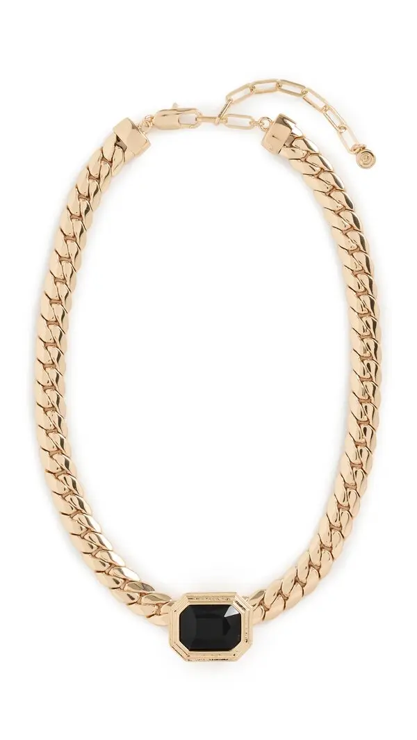 Ettika Emerald Deco Necklace