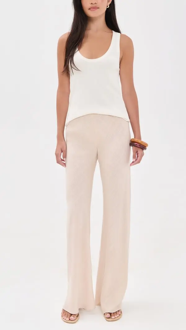 LA LIGNE Linen Colby Pants