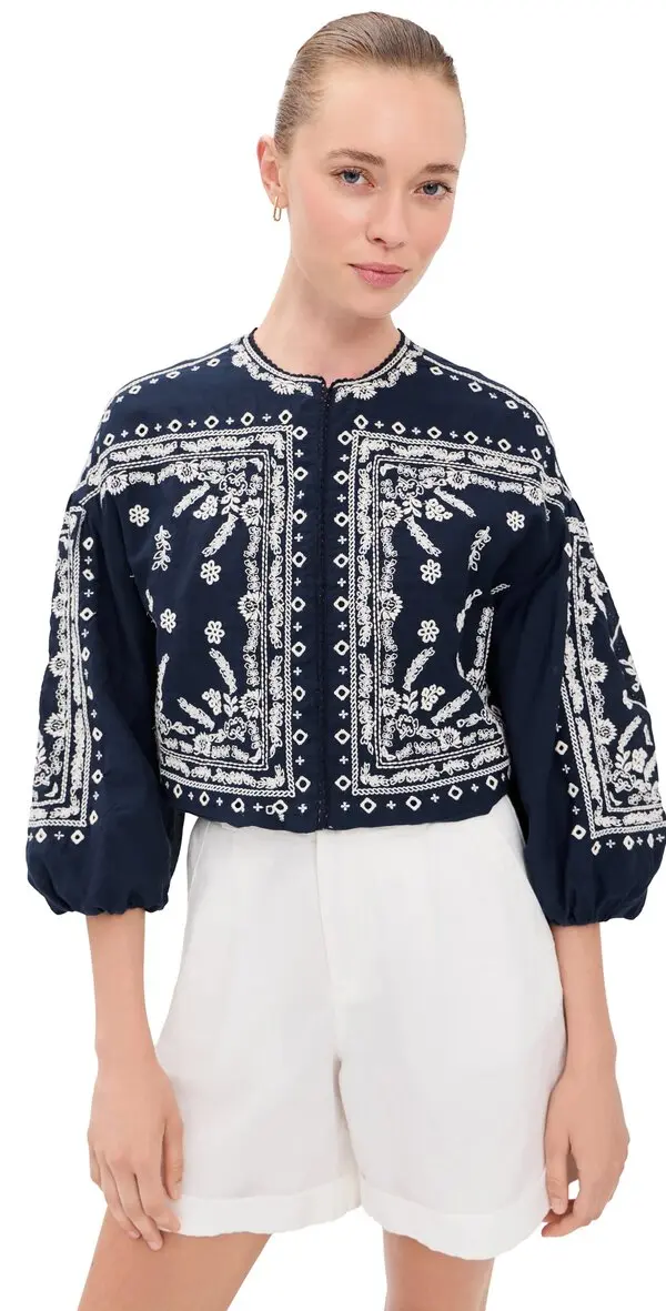 Veronica Beard Drake Jacket - Navy