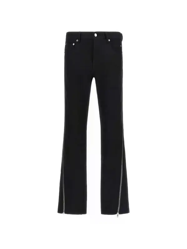 Rick Owens Vega Herringbone Wool Trousers