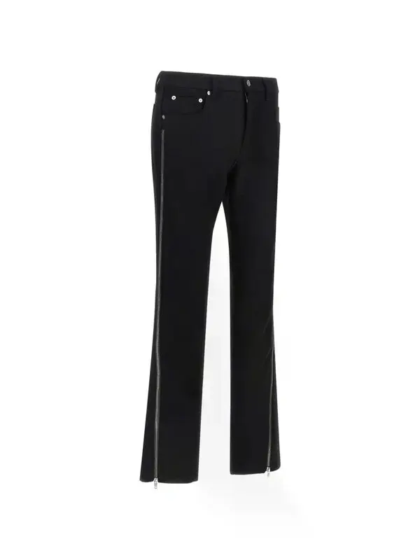 Rick Owens Vega Herringbone Wool Trousers