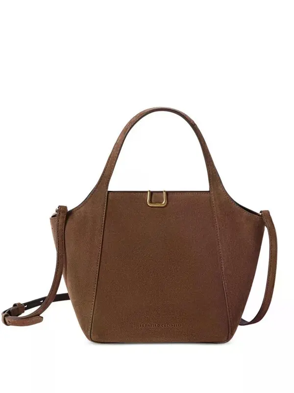 Brunello Cucinelli Suede Small Bucket Bag