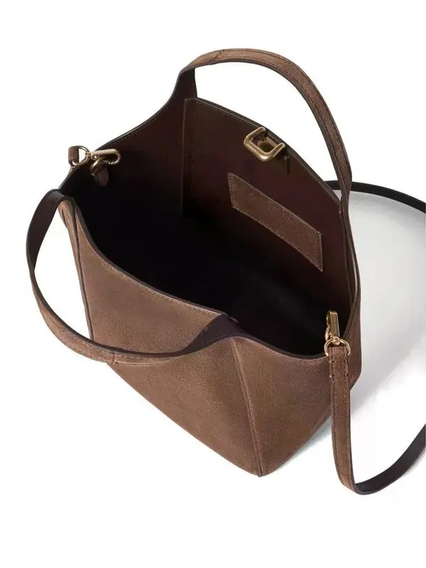 Brunello Cucinelli Suede Small Bucket Bag