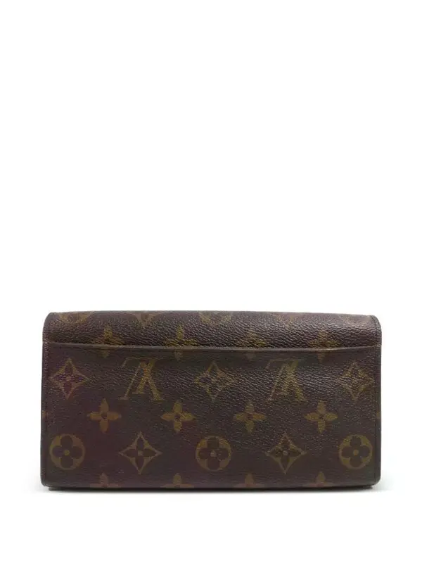 LOUIS VUITTON Sarah Monogram Wallet - Brown