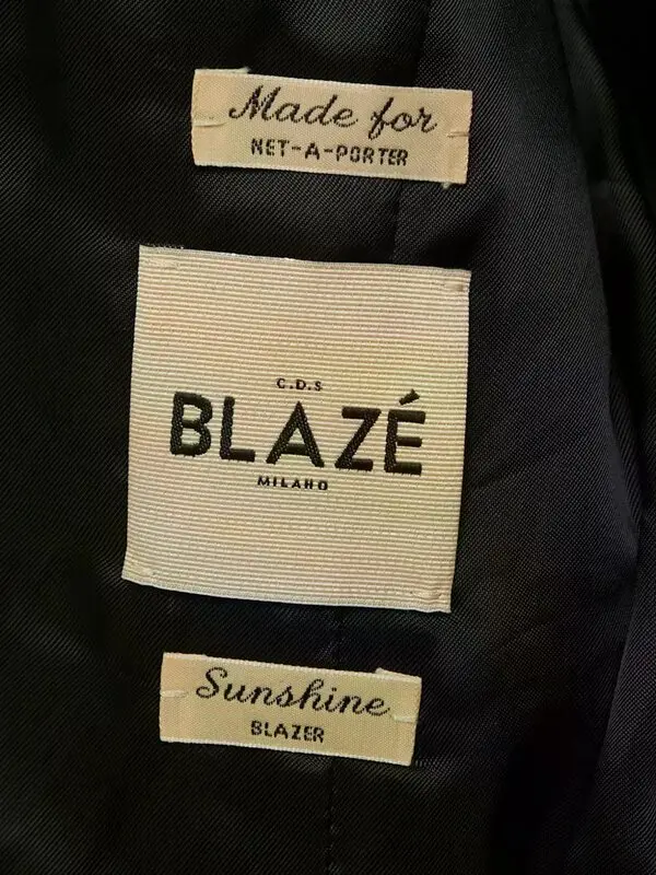 BLAZÉ MILANO Belted Jacquard Blazer