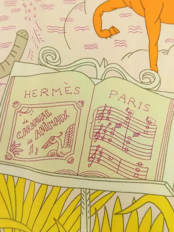 Hermès Le Carnaval Des Animaux Scarf