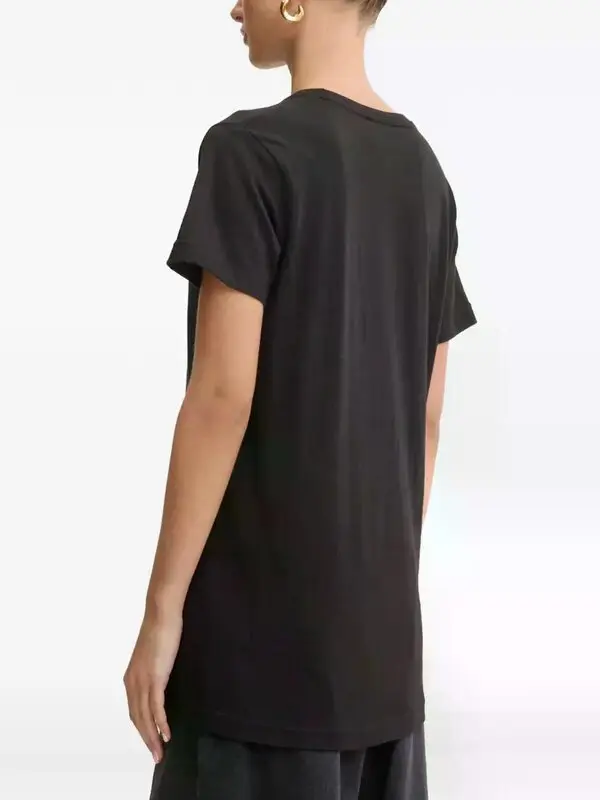 ANIYE BY Rhinestone Logo T-shirt