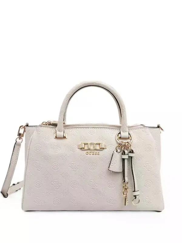 Guess Anise Logo-embossed Tote Bag - Neutrals
