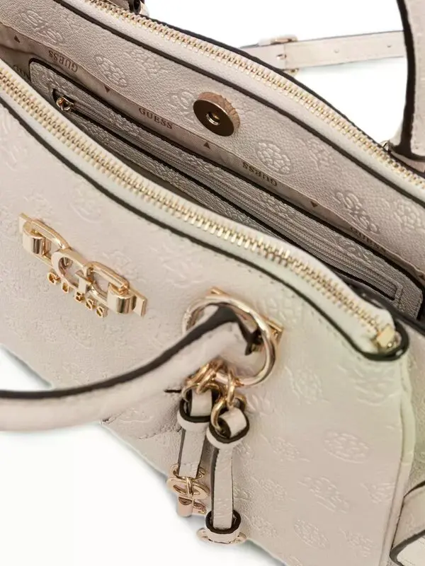 Guess Anise Logo-embossed Tote Bag - Neutrals