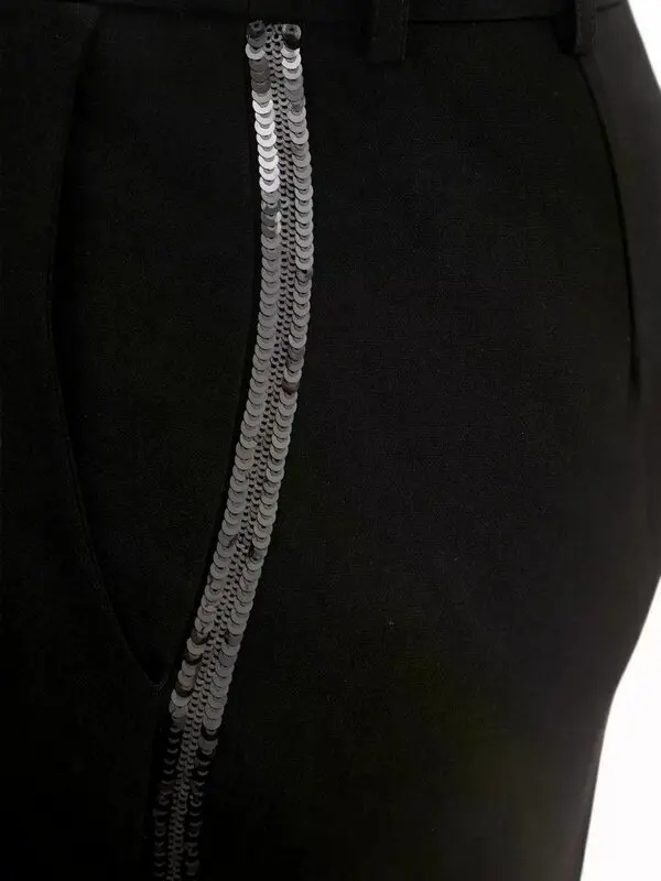 ERMANNO FIRENZE Sequin-embellished Trousers
