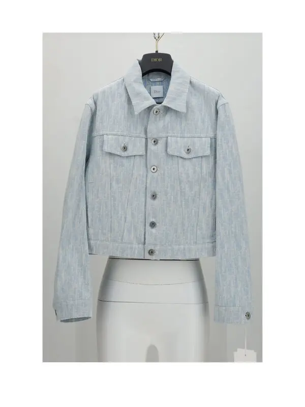 Dior Jacket Denim Oblique Chiaro