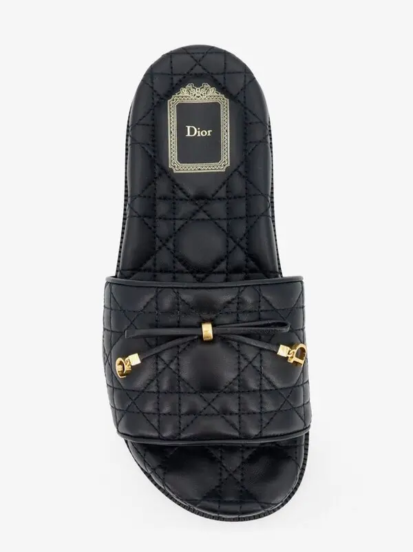 Dior Cannage Quilted Leather Sandals