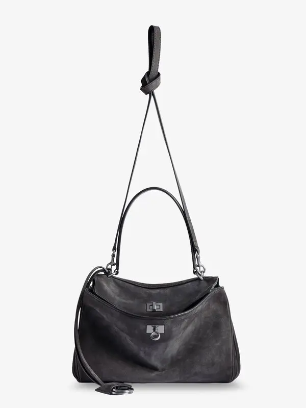 Balenciaga Rodeo S Suede Crossbody Bag - Multicolor