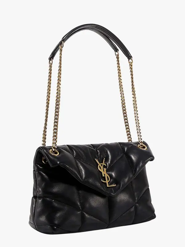 Saint Laurent Loulou Puffer Matelassé Leather Crossbody Bag - Multicolor