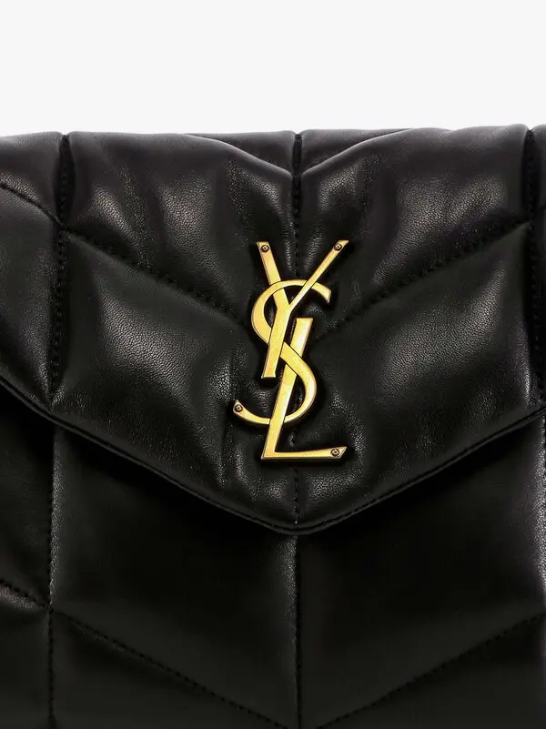 Saint Laurent Loulou Puffer Matelassé Leather Crossbody Bag - Multicolor